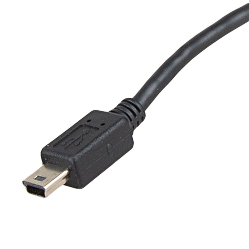 Cable conector Radioshack de usb a mini usb, 1.8 metros, negro - Coolbox