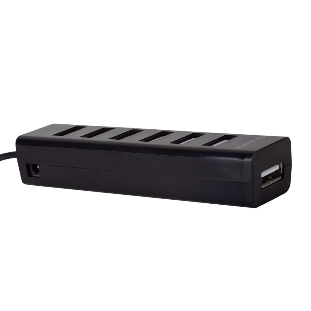 Hub Coolbox Teraware USB a 7 puertos USB 2.0 negro - Coolbox