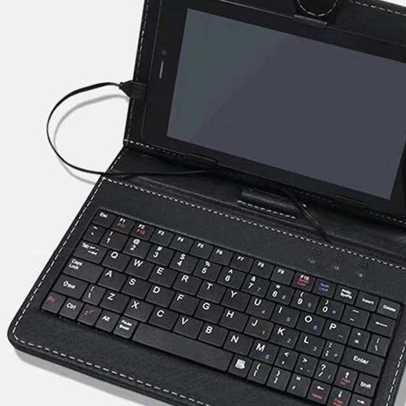 Estuche para tablet Teraware 7" con teclado, puertos usb y tipo-C ...