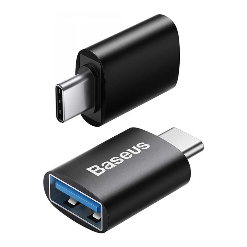 Adaptador Baseus conector USB a Tipo-C - Coolbox