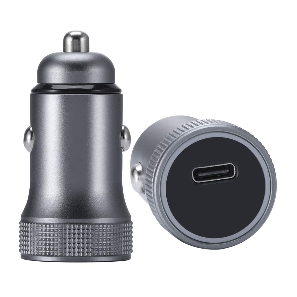 Cargador mini de auto Roadtrip 1 puerto tipo C, 20W, carga rápida, gris ...