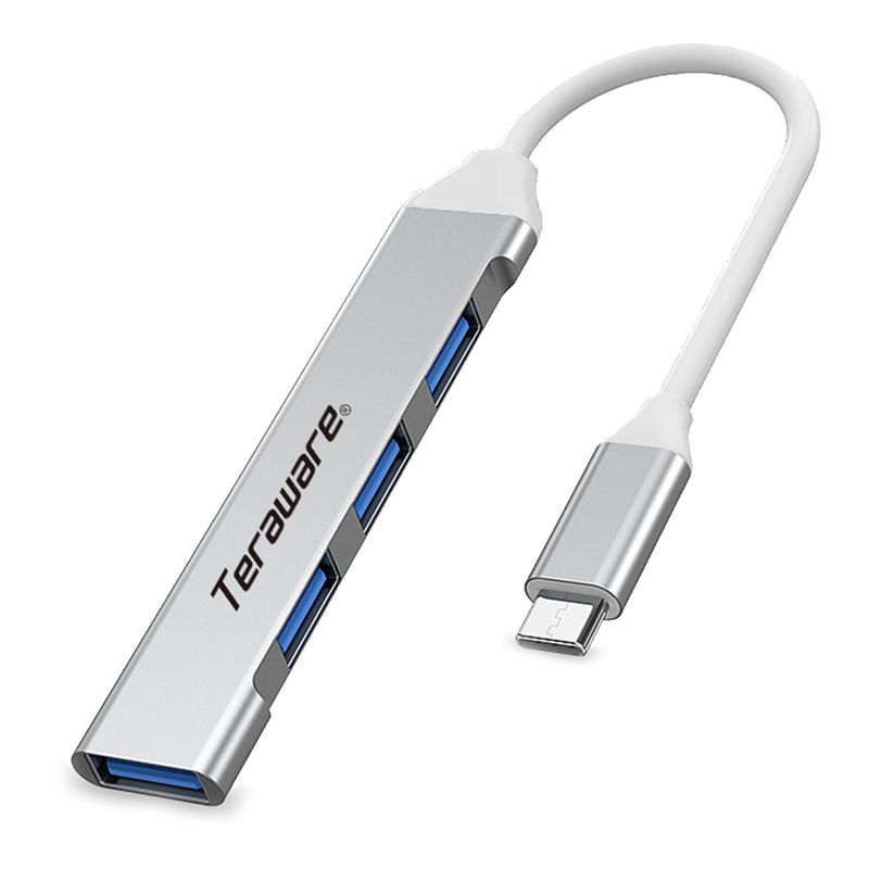 Hub Teraware conector USB Tipo-C con puertos USB 2.0 x3/ UDB 3.0 x1 ...