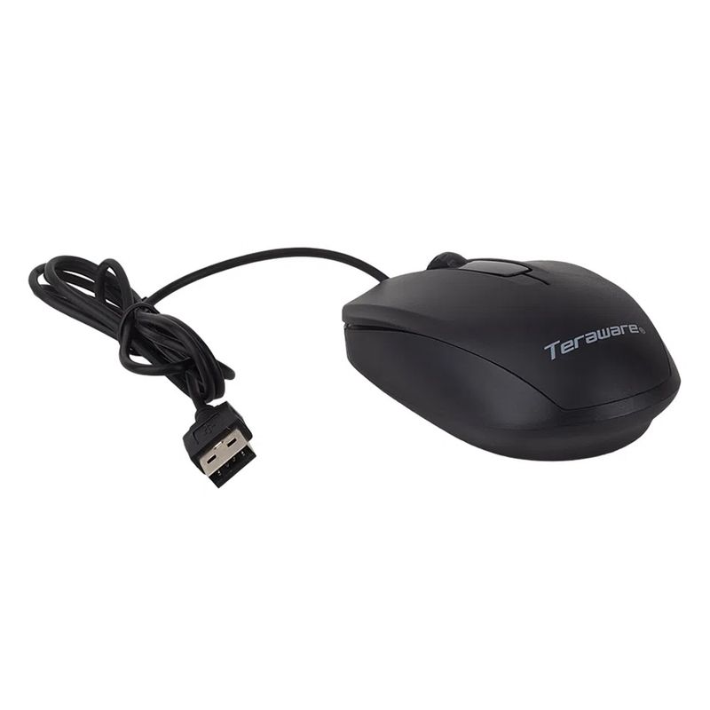 Mouse alámbrico Teraware PJT-M218, conexión usb, 1000 dpi, 3 botones ...