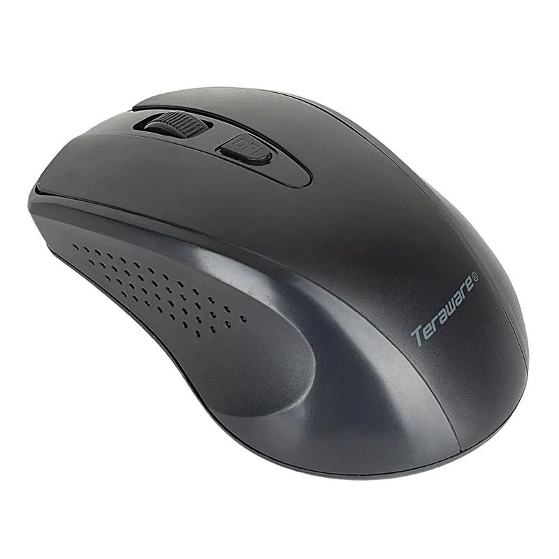 Mouse inalámbrico Teraware 4W019, receptor usb, 1600 dpi, 4 botones ...