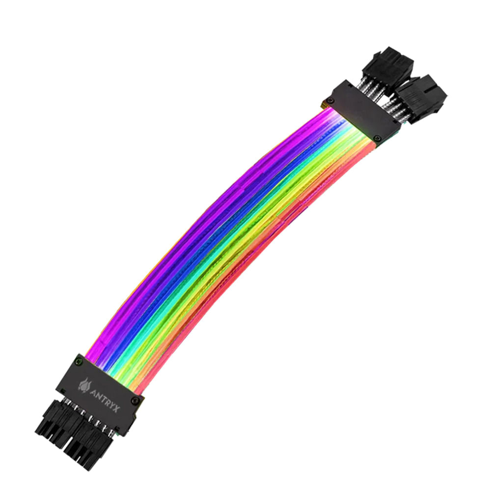Cable extensor Antryx Spectrum 8x2 ARGB - Coolbox