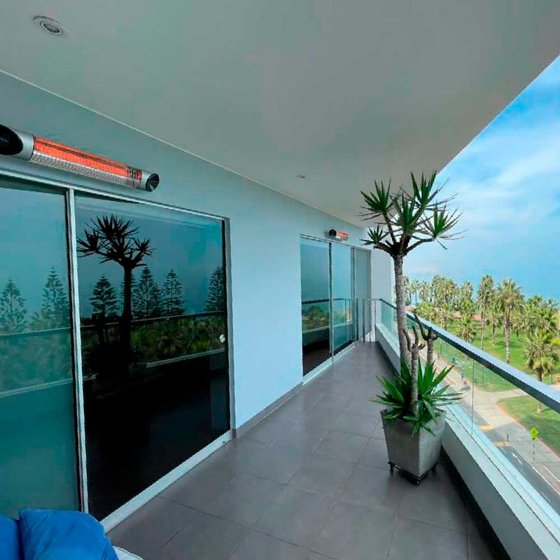 Calefactor Veito Blade, 2500W, resistente la intemperie IP55, control ...