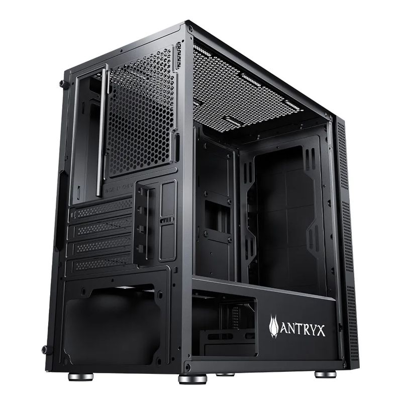 Gabinete Antryx XM-330 Xtreme, ITX/Micro ATX, Panel lateral vidrio templado, con fuente 500W ...