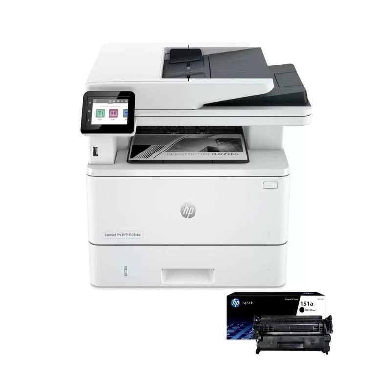 Impresora multifuncional HP LaserJet Pro MFP 4103FDW monocromático ...