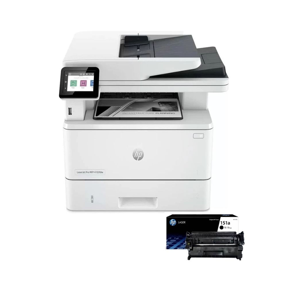 Impresora multifuncional HP LaserJet Pro MFP 4103FDW - Coolbox