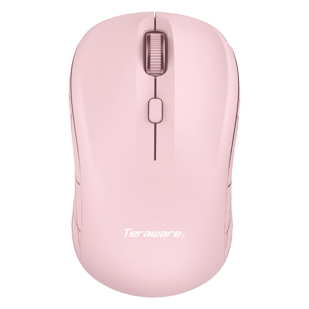 Mouse inalambrico Coolbox Teraware MO211 rosado - Coolbox