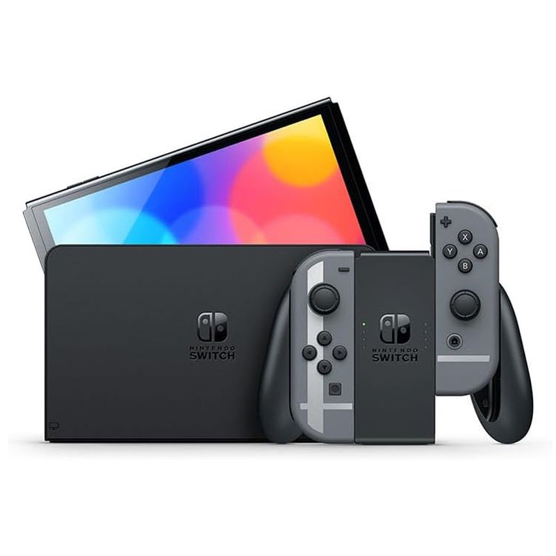 Consola Nintendo Switch Oled Edición Super Smash Bros Bundle + 3 meses menbresía a Nintendo ...