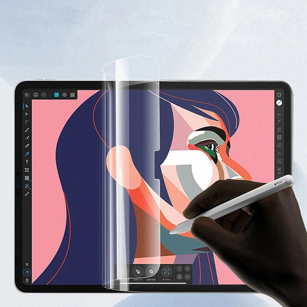 Lámina de hidrogel transparente para tablet e iPad hasta 11" - Coolbox