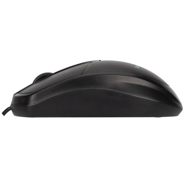 Mouse alámbrico Teraware MO-048 1000 dpi, 3 botones, negro - Coolbox