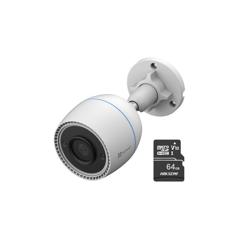 Cámara de seguridad Ezviz para exterior H3C Full HD + Micro SD 64gb ... Cámara de seguridad Ezviz para exterior H3C Full HD + Micro SD 64gb ...