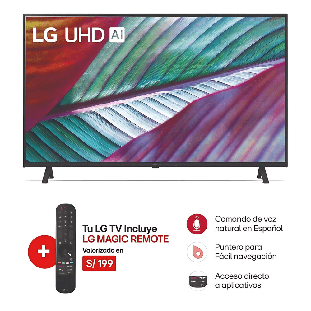 Smart TV LG 4K 55" ThinQ Ai, Ultra HD UR8750 - Coolbox