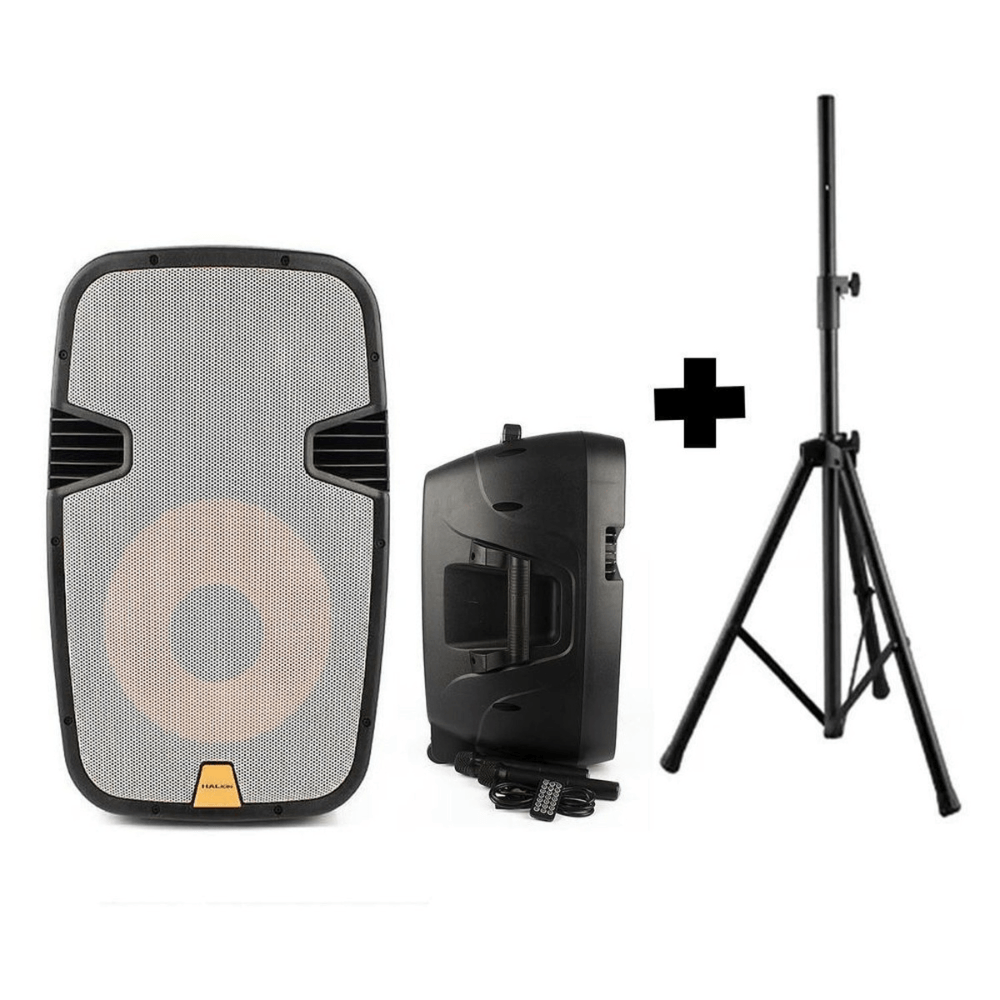 Parlante Activo Halion PHA-15MB, Woofer 15", potencia 2000W PMPO, 2 ...