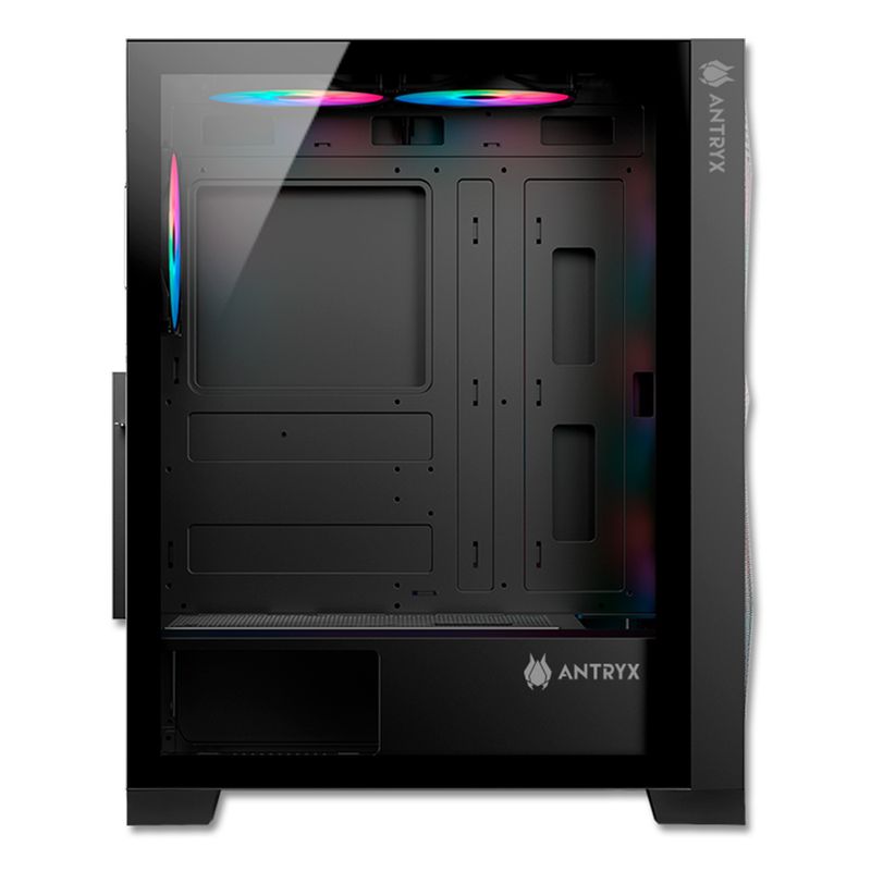 Gabinete Antryx RX-250, USB3.0, FRGB FAN X4, panel lateral de vidrio templado - Coolbox