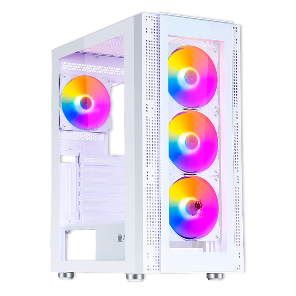 Gabinete Antryx RX-260 White USB3.0 FRGB FAN X4 - Coolbox