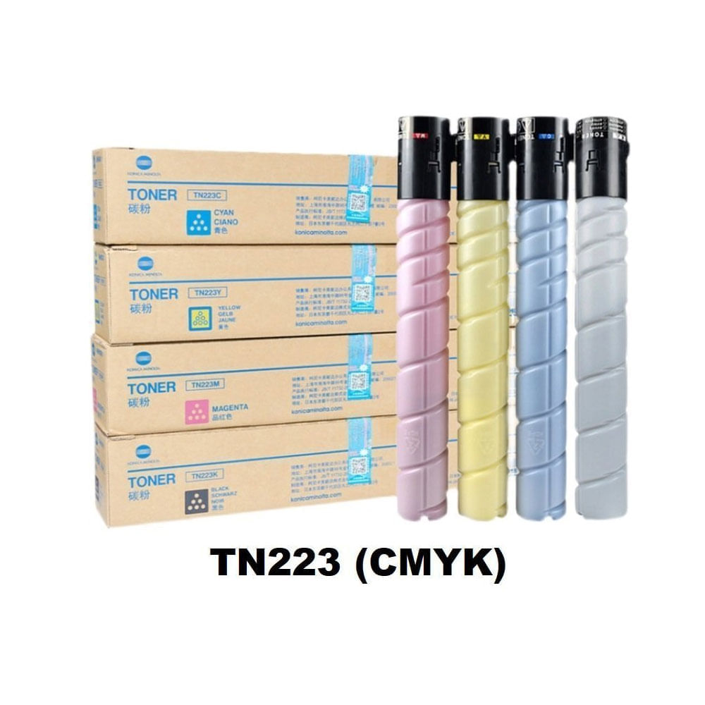 Kit tóner Konica Minolta TN-223 Bizhub C226 C256 - Coolbox
