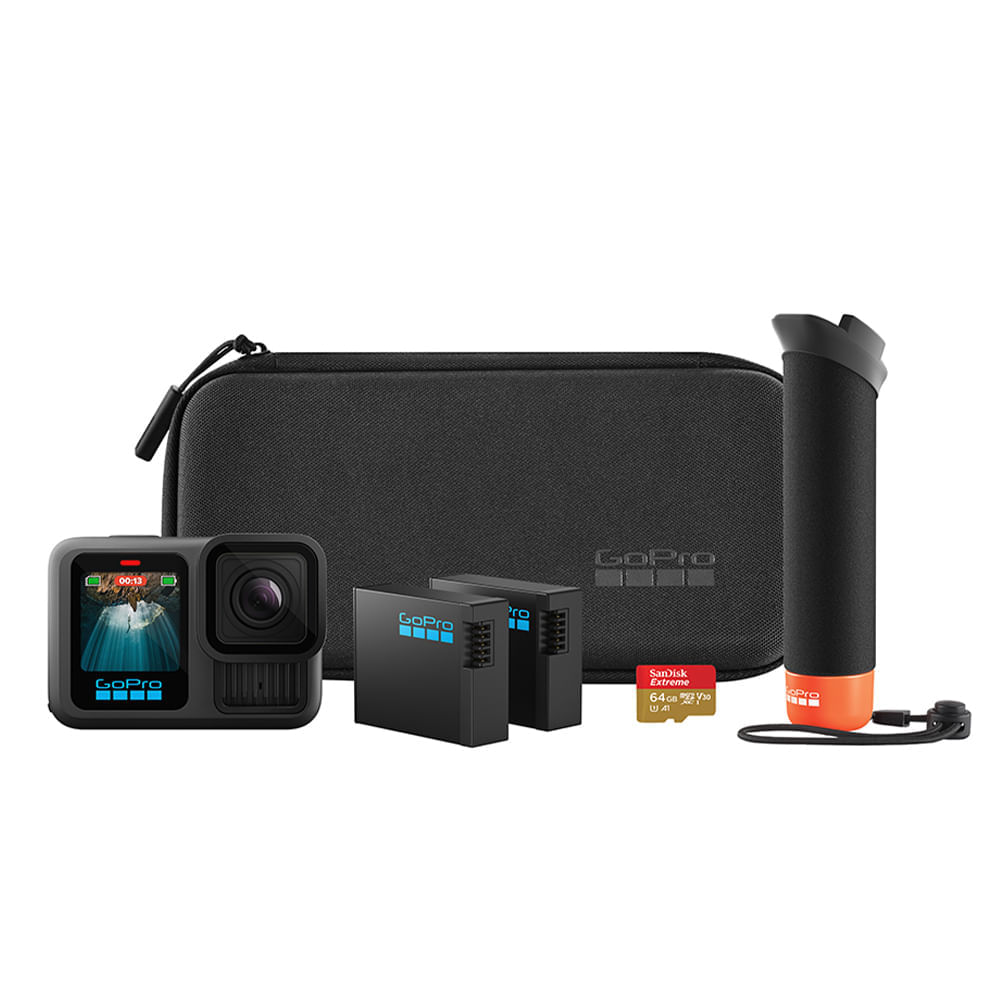 GoPro Hero 13 Bundle 5.3K con accesorios y estuche - Coolbox
