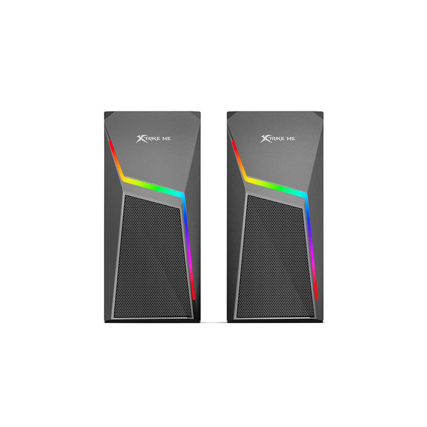 Parlantes gamer Xtrike Me SK-503 bluetooth RGB 3Wx2 negro - Coolbox