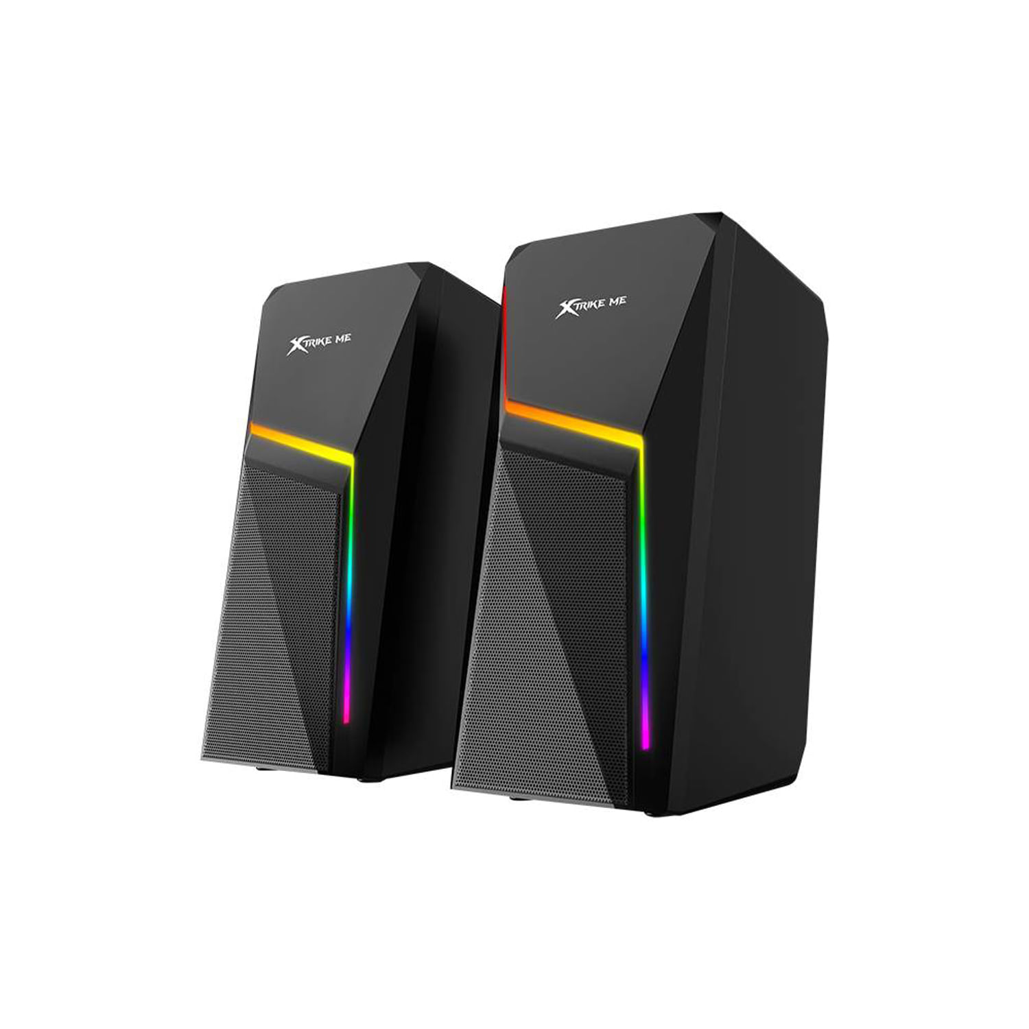Parlantes gamer Xtrike Me SK-503 bluetooth RGB 3Wx2 negro - Coolbox