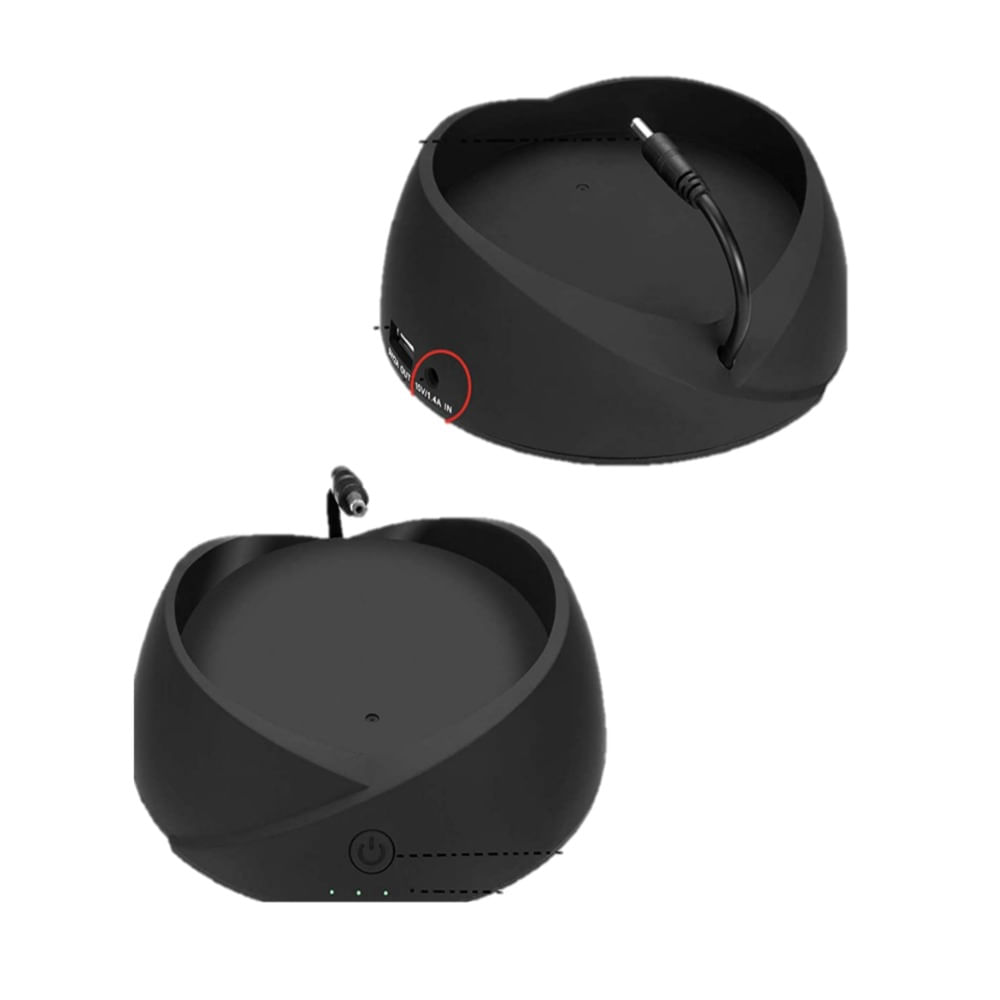 Base de batería portátil Smatree para Amazon Echo 2da gen negra - Coolbox