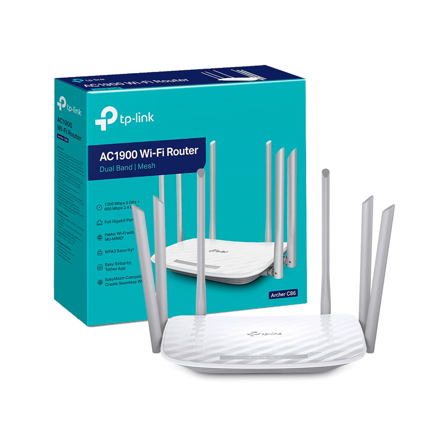 Router TP-Link Archer C86 AC1900 Dual Band - Coolbox