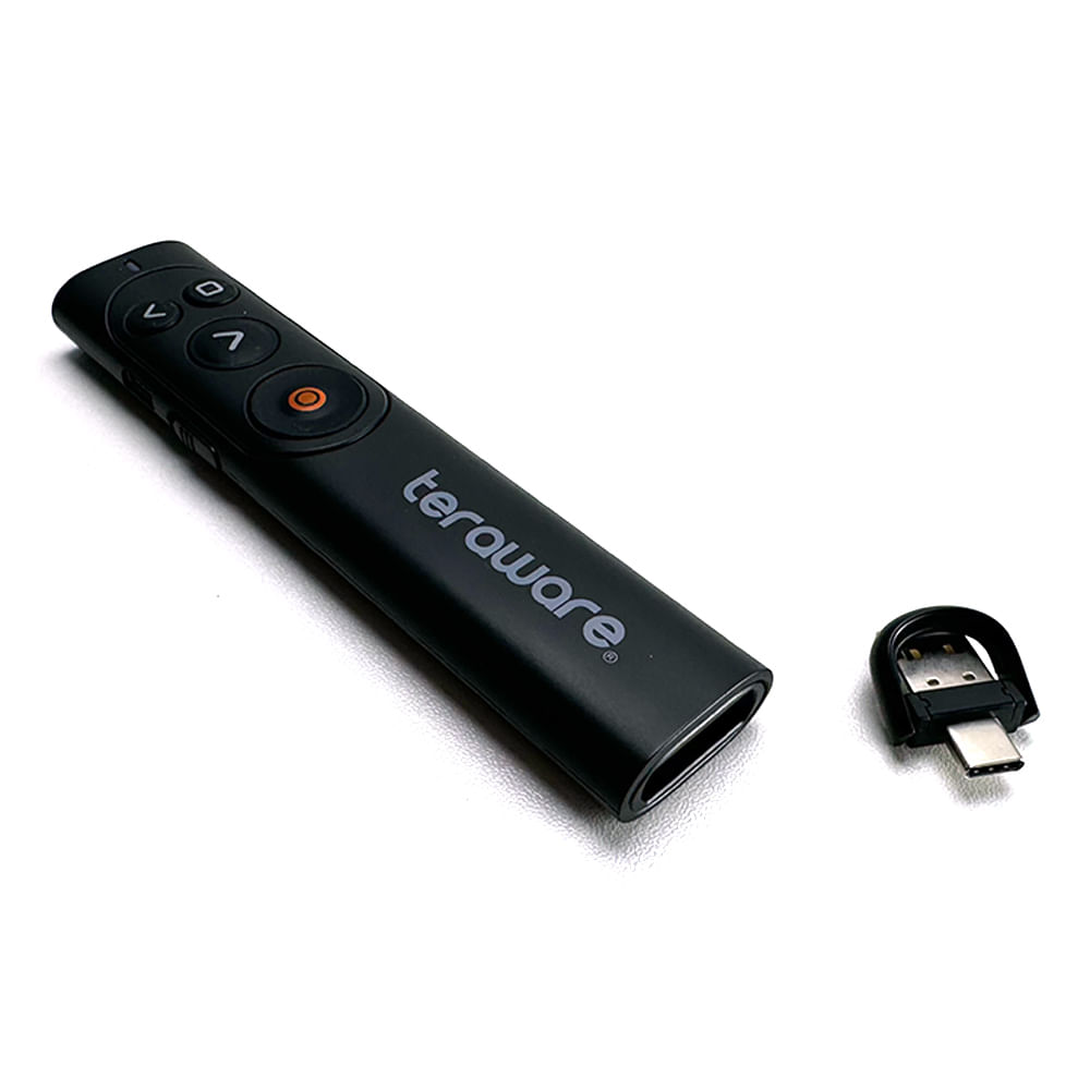 Puntero láser Coolbox Teraware recargable USB-A/USB-C, rango 3m - Coolbox
