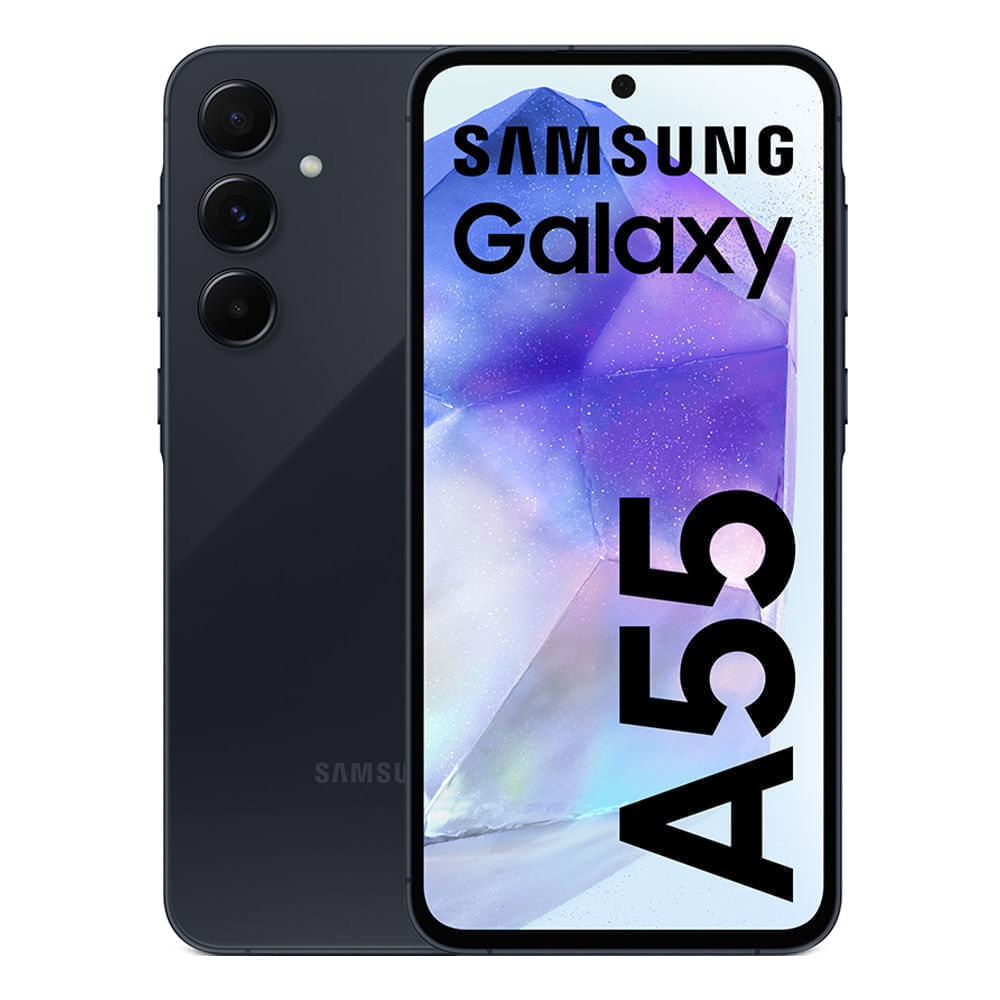 Celular Samsung Galaxy A55 5G 256GB 8GB cámara 50MP negro - Coolbox