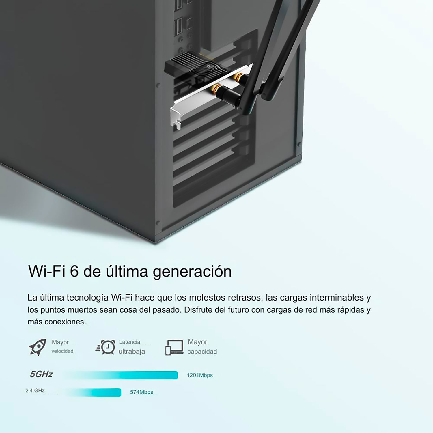TP-Link Archer TX20E adaptador PCIe Wi-Fi 6 - Coolbox