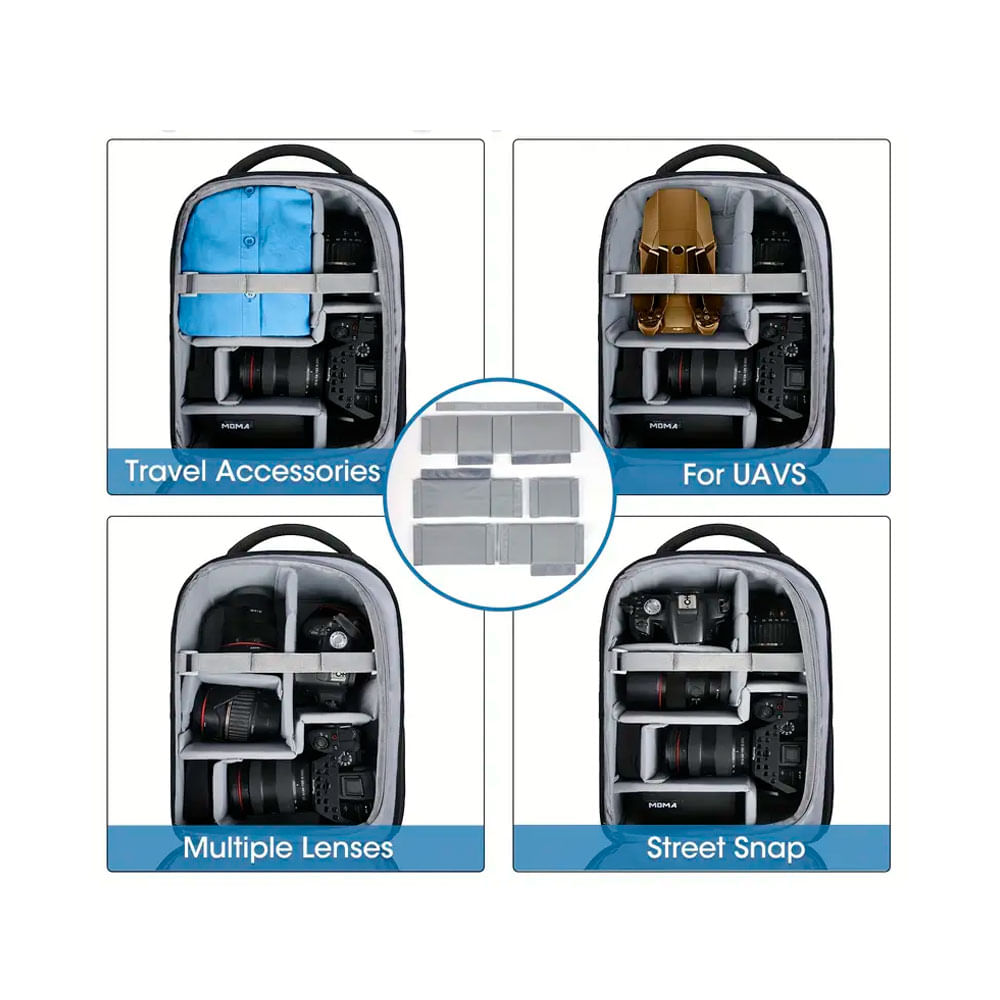 Mochila Lubardy para cámara y laptop - Coolbox