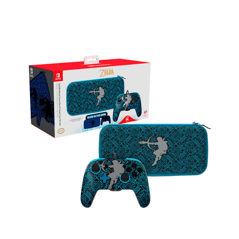 Mando con cable Nintendo Switch Zelda PDP Glow - Coolbox