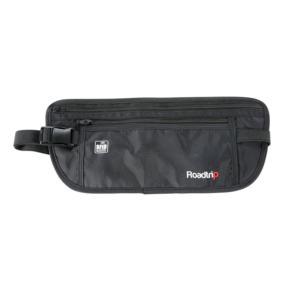 Canguro invisible Roadtrip para documentos negro - Coolbox