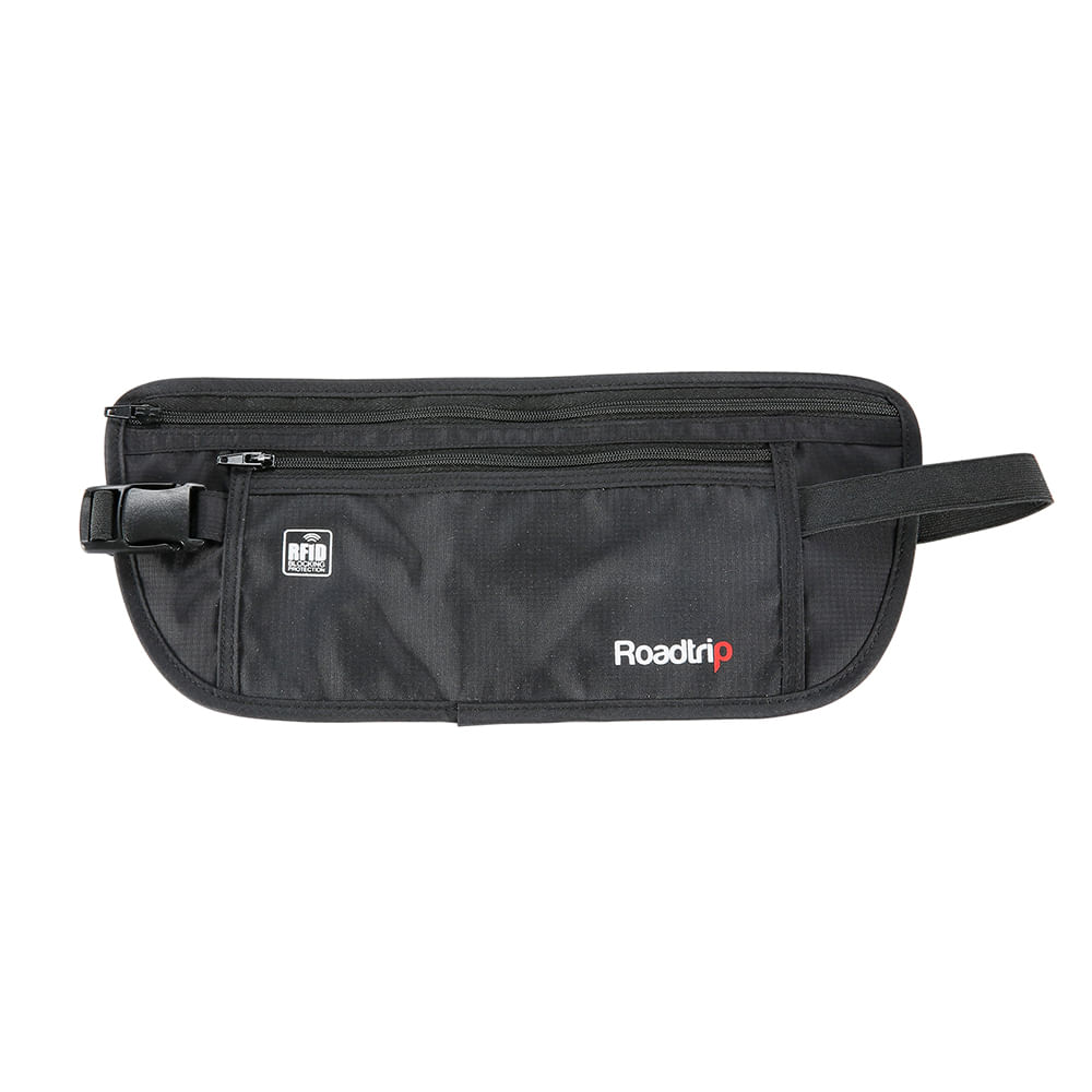 Canguro invisible Roadtrip para documentos negro - Coolbox